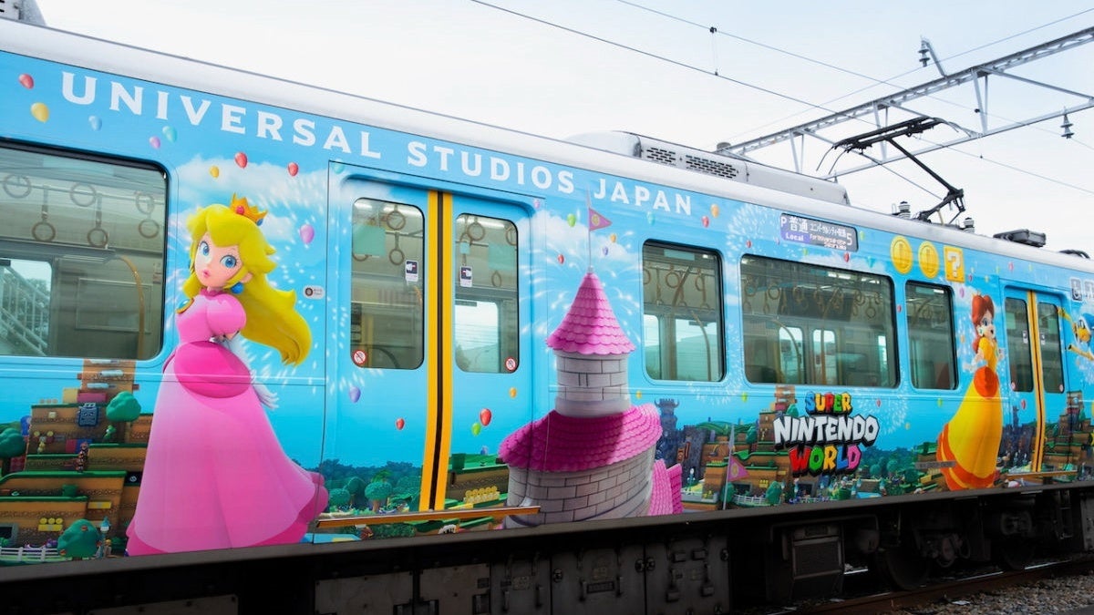 Super Nintendo World ganha trem temático em Osaka